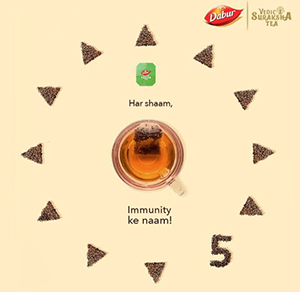 Vedic Herbal Tea - Dabur Vedic Suraksha Tea Bags - Dabur